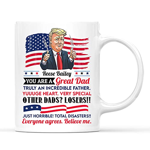 Personalized Trump Dad Mug You Are A Great Dad Birthday Father's Day ...